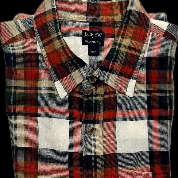 J. Crew Factory | Shirts | J Crew Factory Mens Classic Plaid Flannel ...
